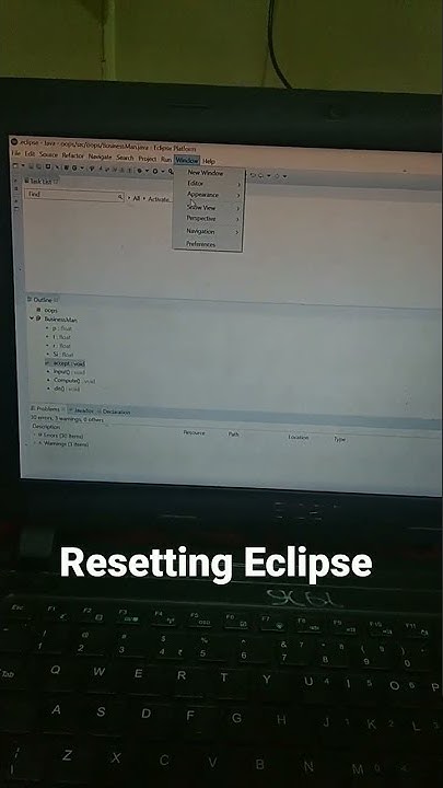 easy way to reset eclipse in single click #bangalore , Reset eclipse # ...