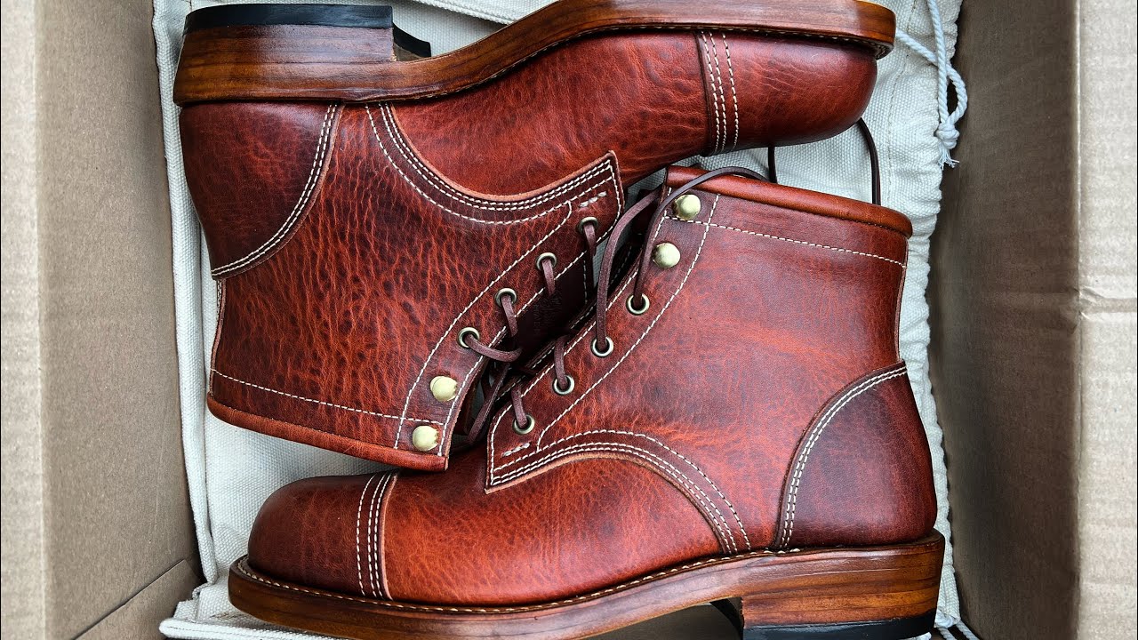 Reviewing Kustom Kraft Bootmakers Build Number 21 in Kobel Russet ...