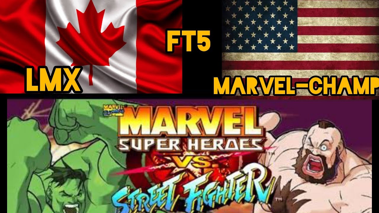 Marvel Super Heroes vs Street Fighter . ((LMX🆚marvel-champ))-FT5-# ...