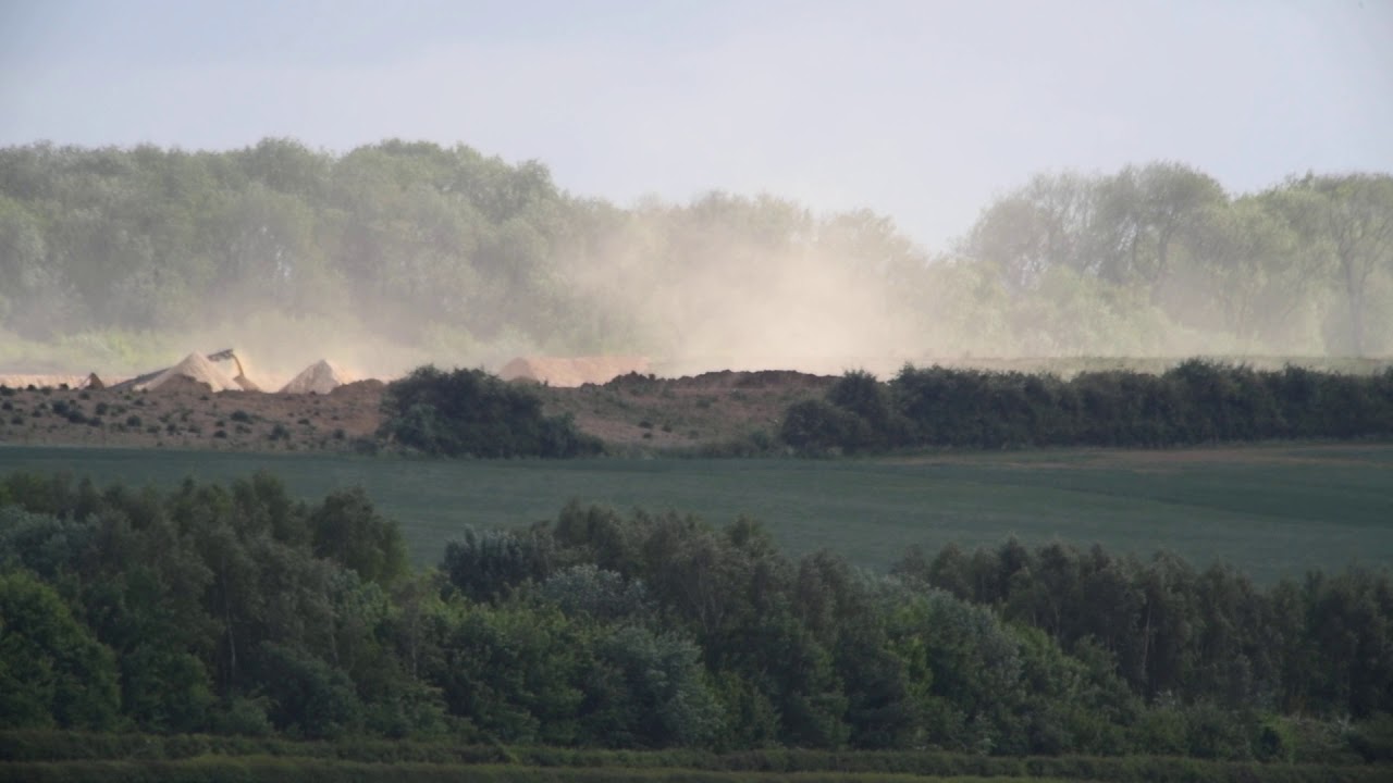 Dust at Wakerley Quarry - YouTube