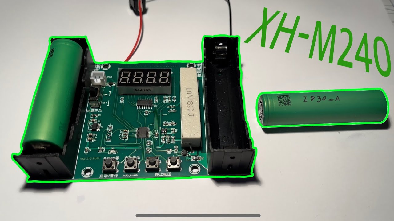 Měřič kapacity XH-M240 - YouTube