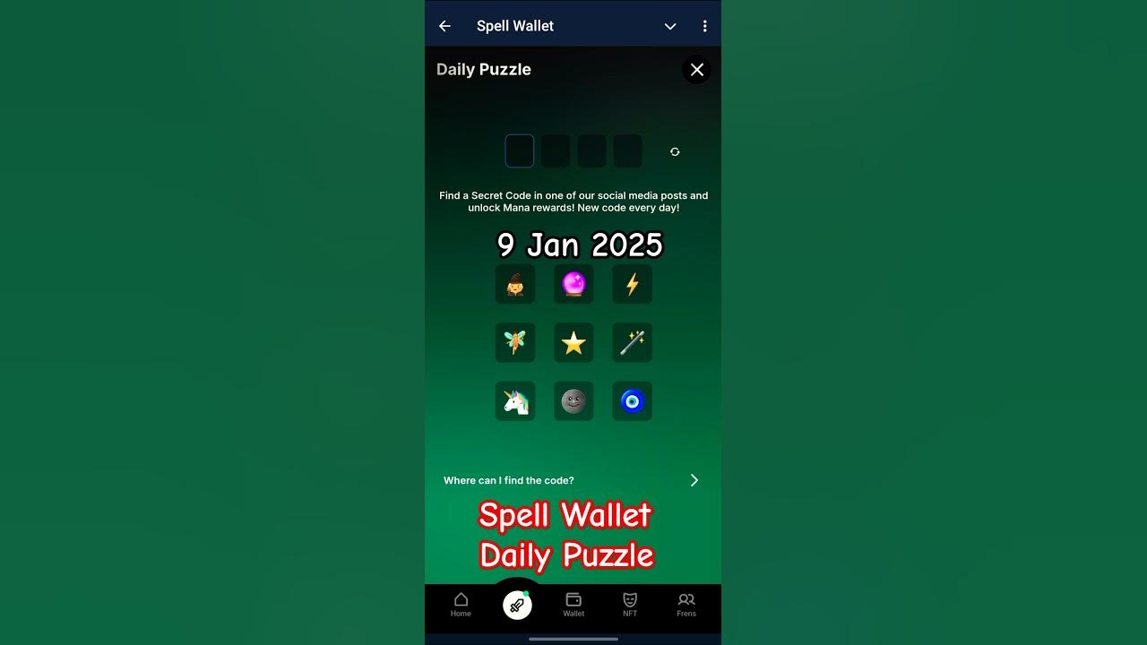 Spell Wallet Puzzle Today 09-01-2025 | Spell Wallet Daily Puzzle - YouTube
