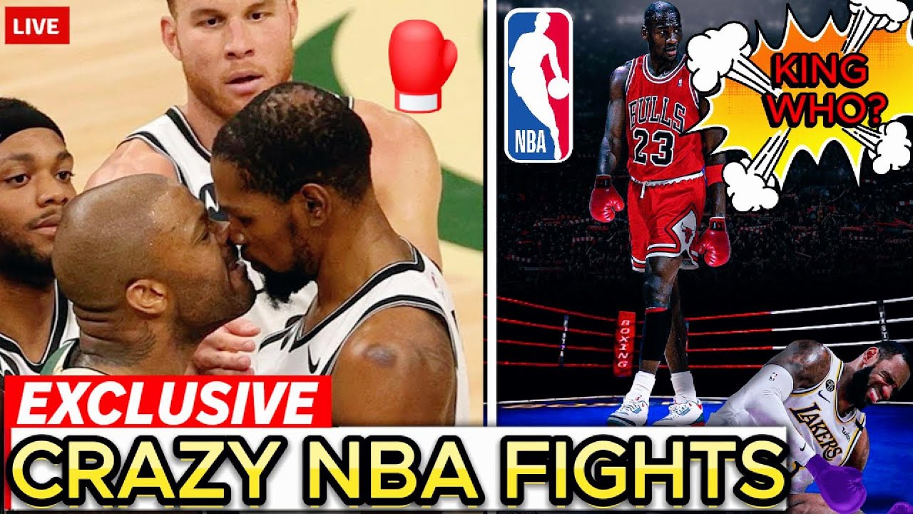 NBA FIGHTS GONE WILD 😱 | FULL BRAWLS COMPILATION - YouTube