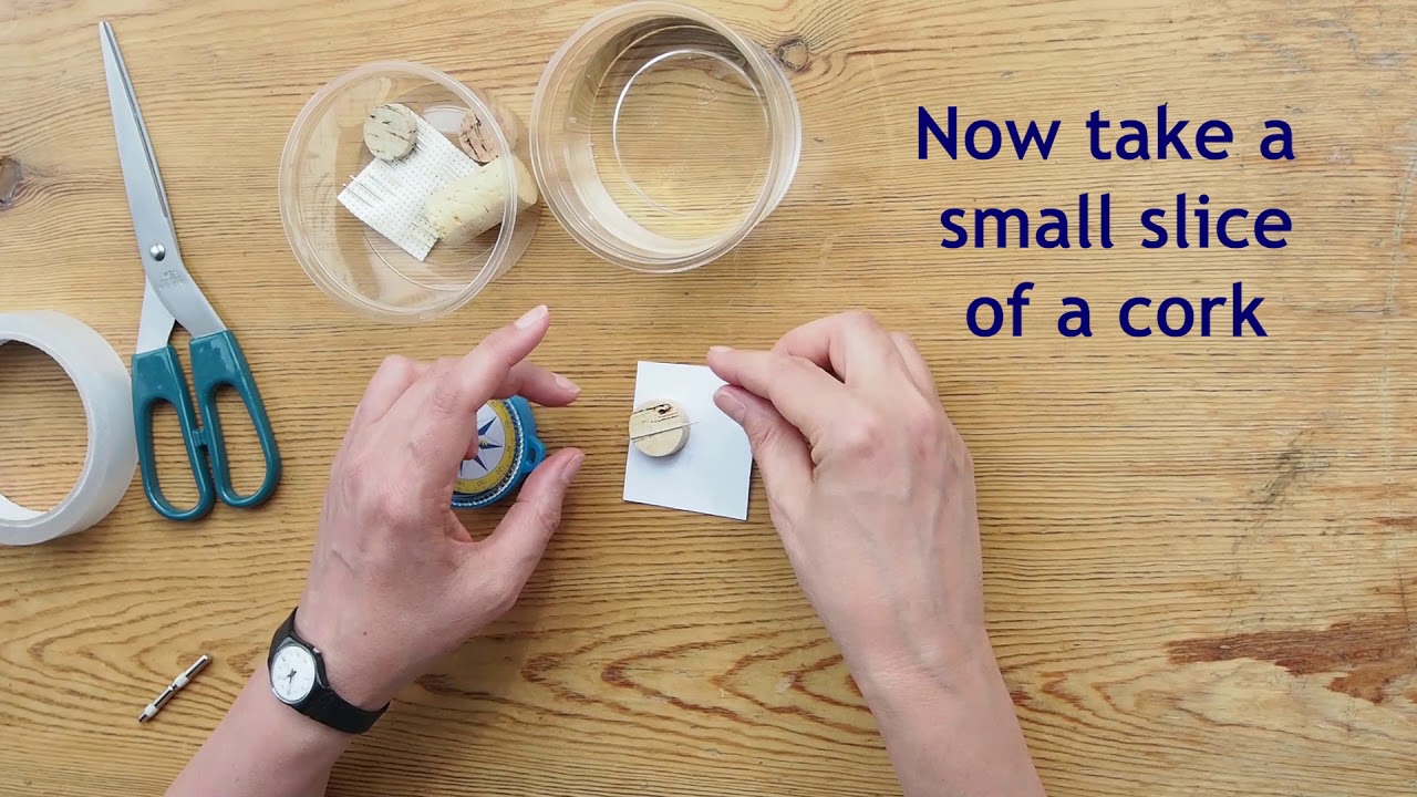 How to make a compass - YouTube