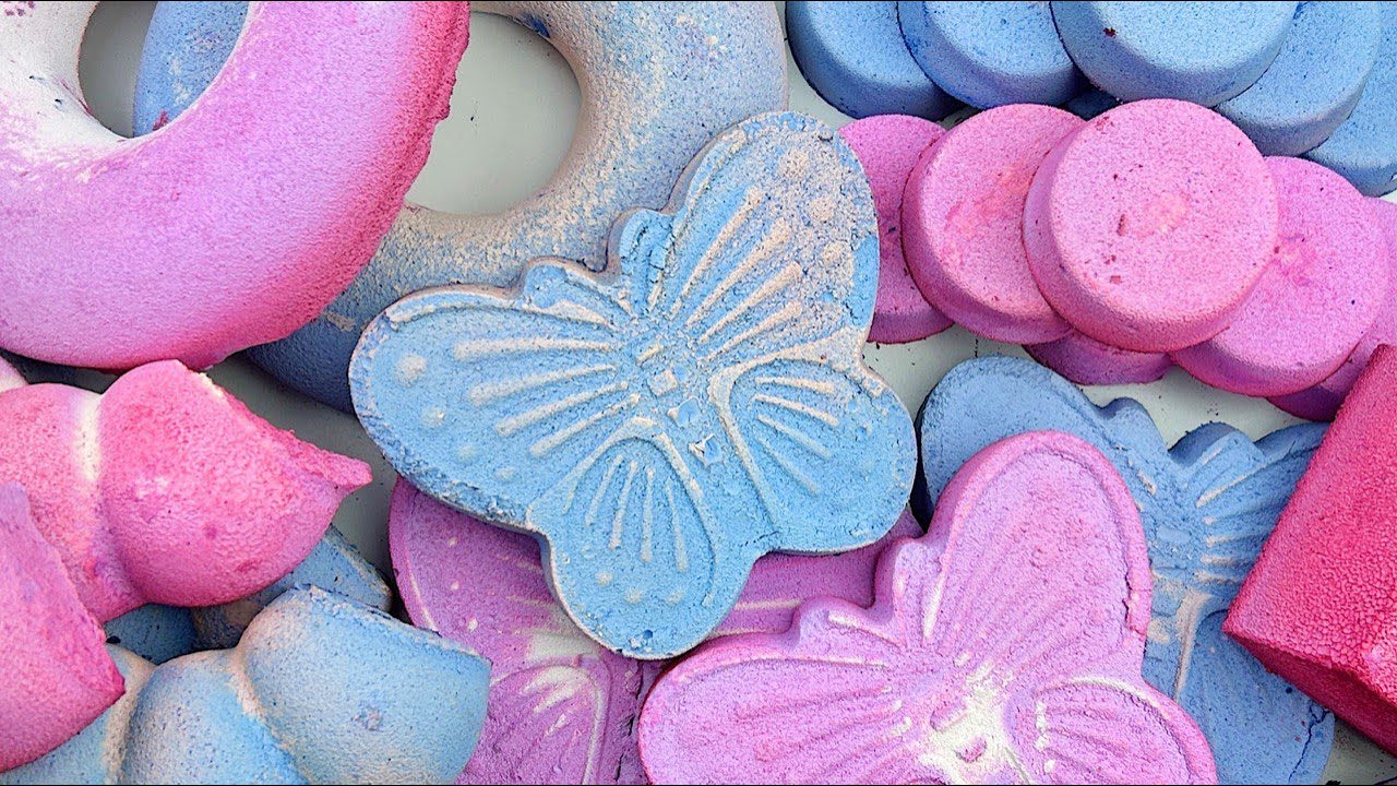 Colored chalk★GYM CHALK★Crispy powder★Oddly satisfying video★ - YouTube