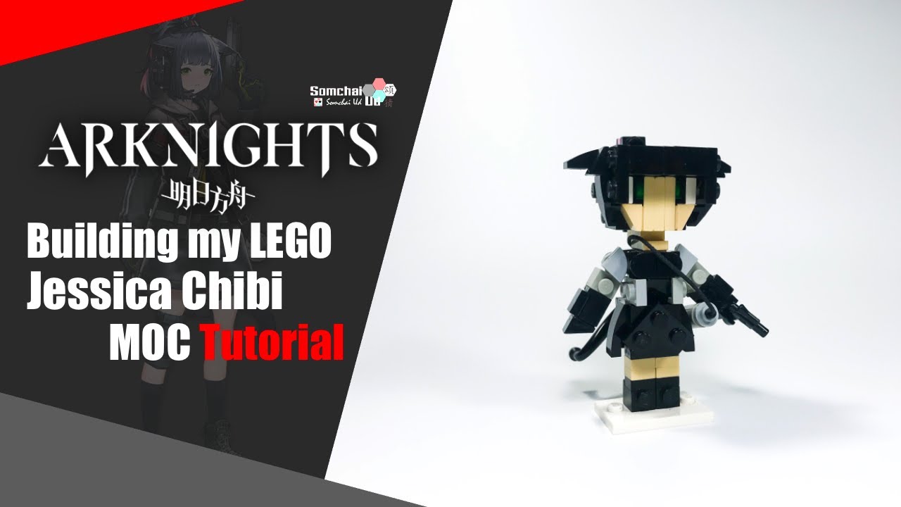 LEGO Arknights Jessica Chibi MOC Tutorial | Somchai Ud - YouTube