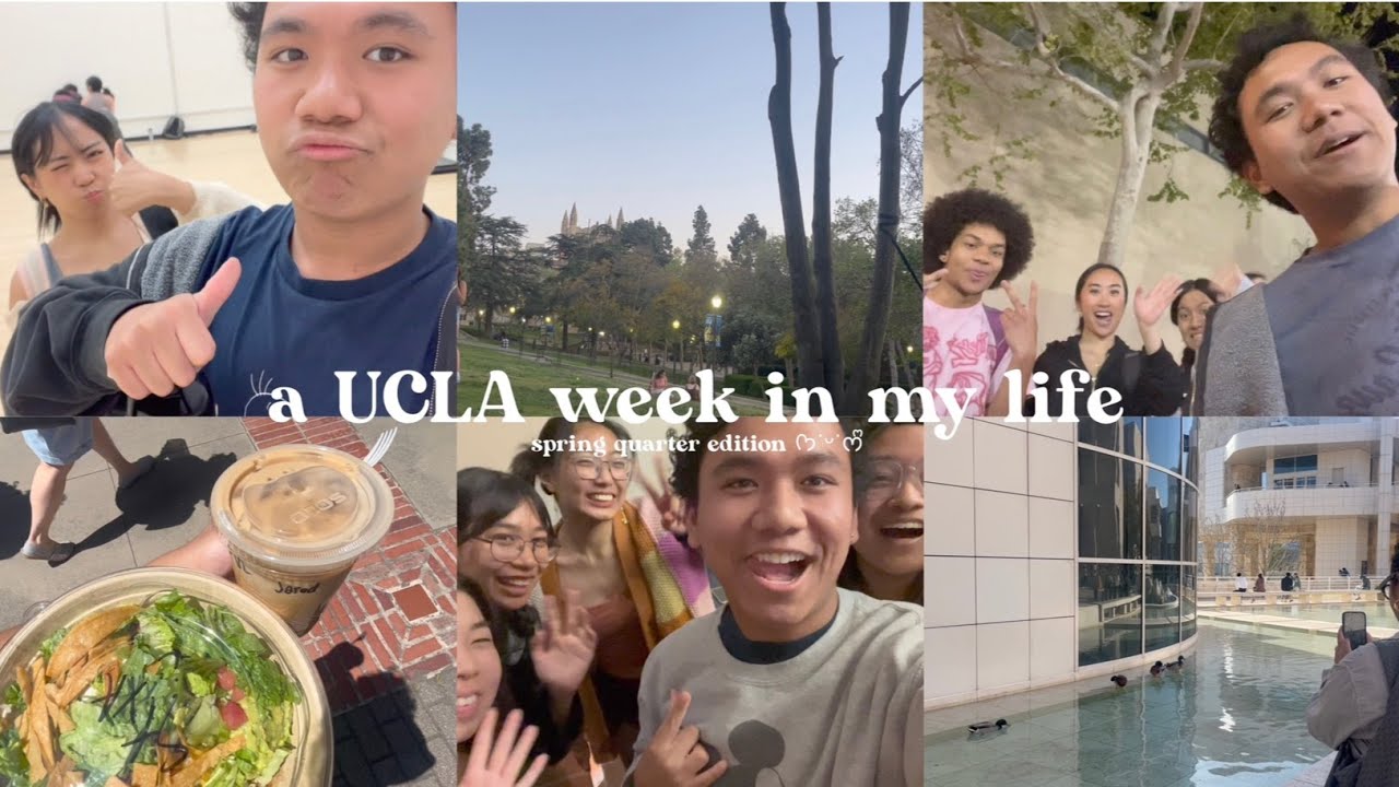 a week in my life at UCLA: getty visit, coffee runs, spring classes ...