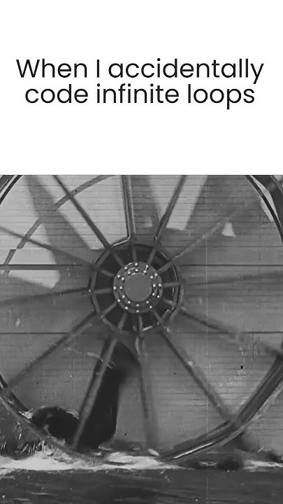 when I accidentally code infinite loops 😵#shorts - YouTube