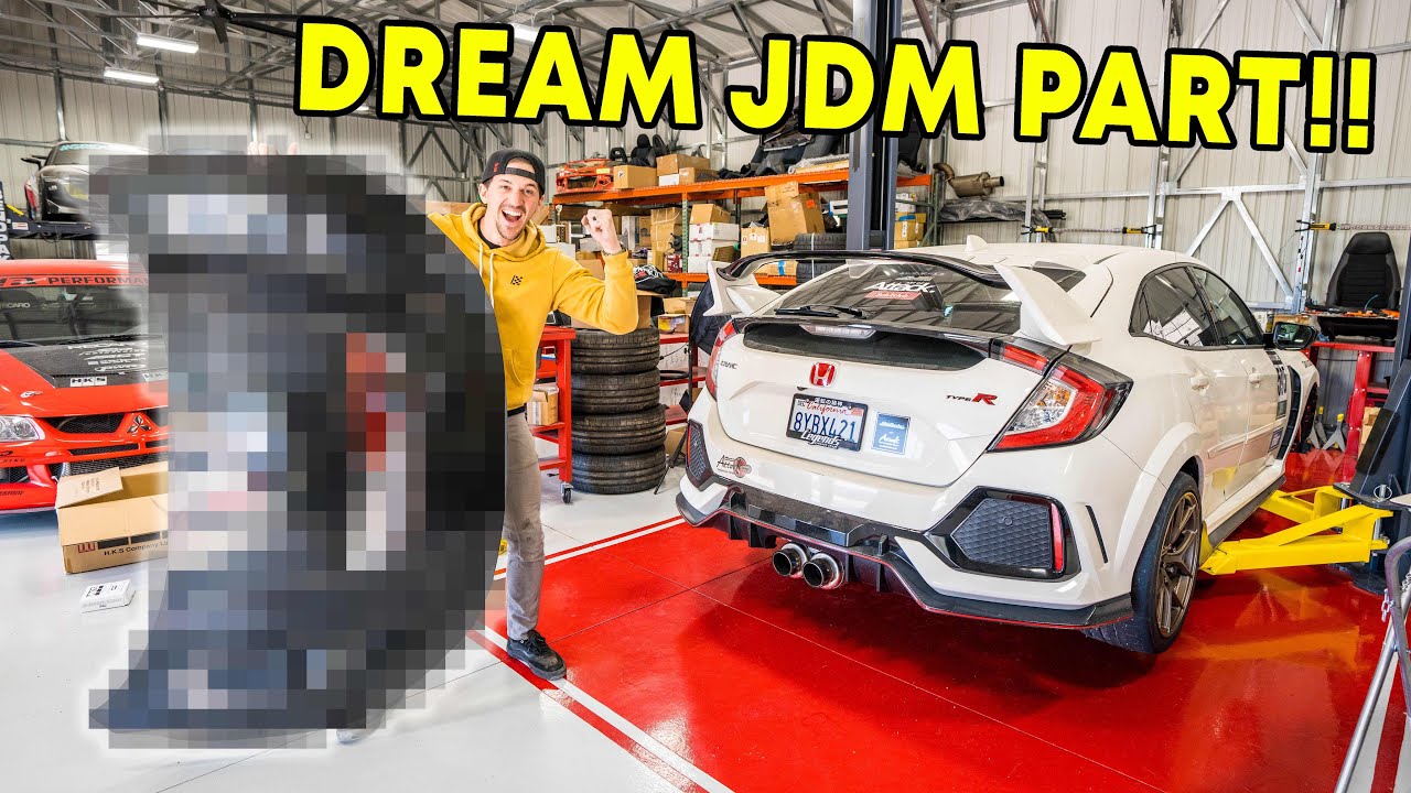 STRUCK JDM GOLD & Got My DREAM FK8 Civic TYPE R Part!! - Varis Japan ...