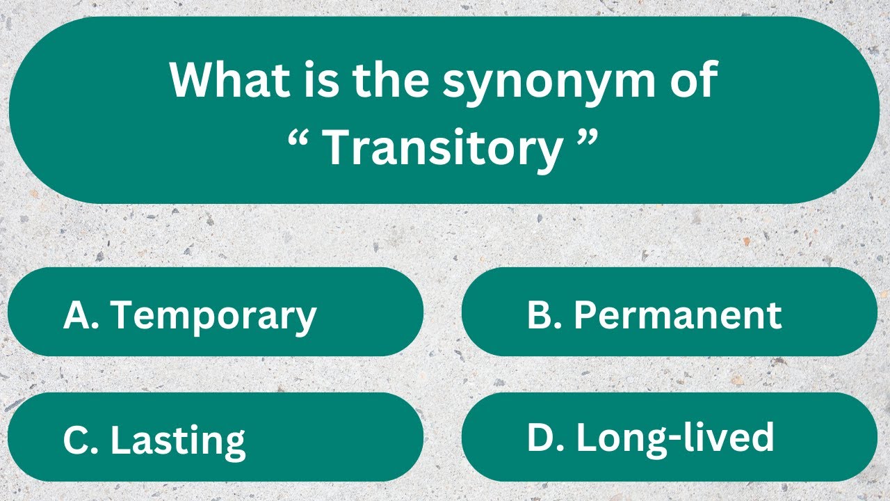 Synonym Quiz - 22 // Learn 10 Synonym Words // Synonyms Words In ...