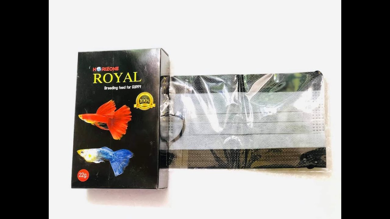 Unboxing Royal fish food। Breeding feed for guppy. । Premium quality ...