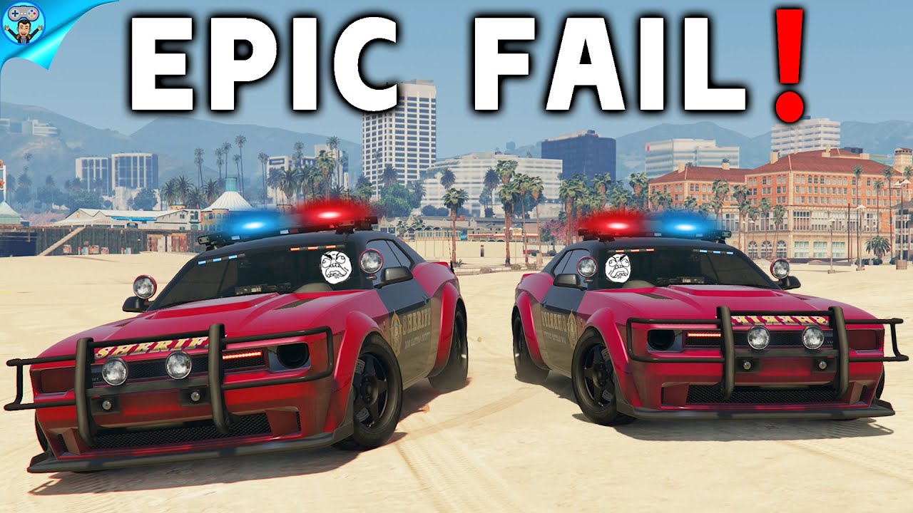 Trying to troll as police officers goes BADLY wrong! (GTA Online) - YouTube