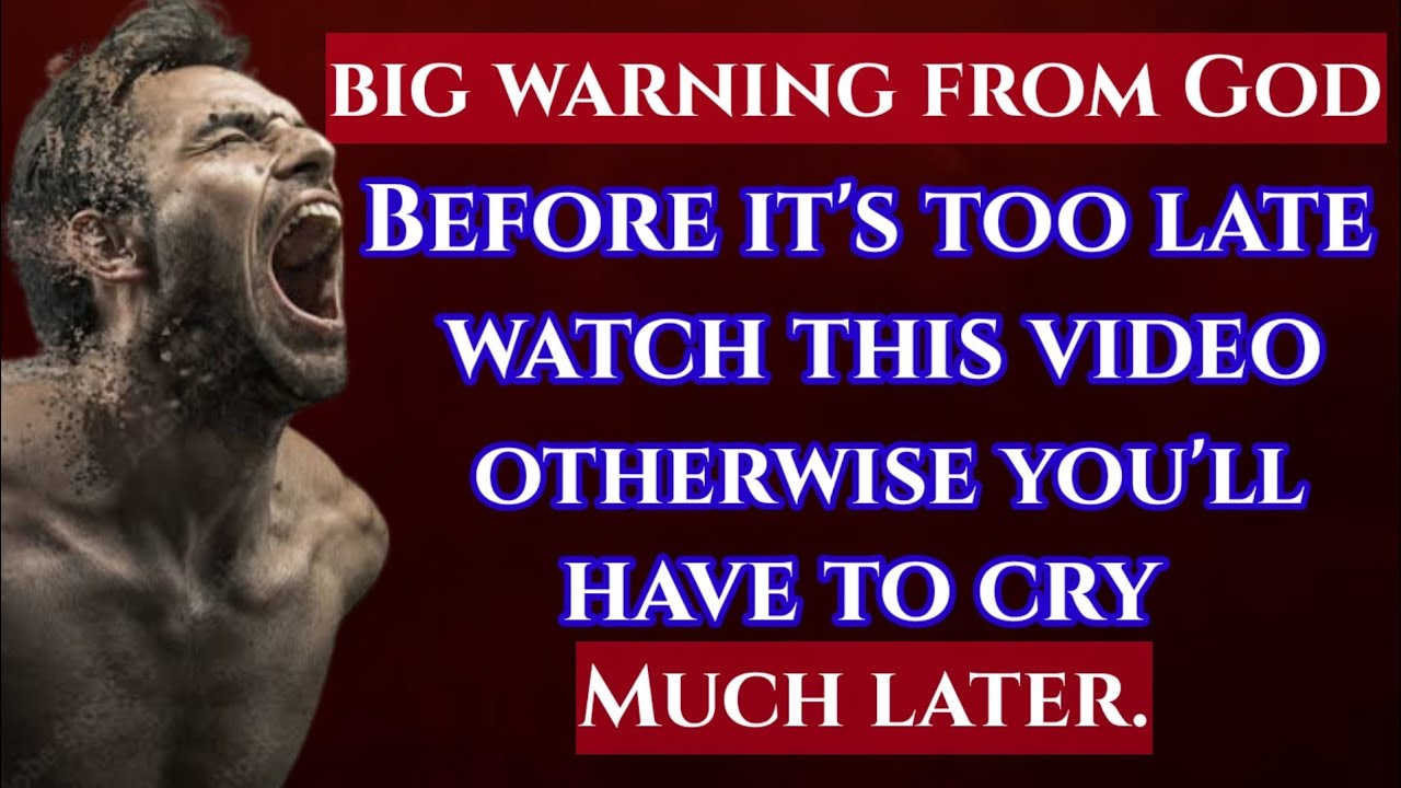 🔴 God Message For Me Today | Big Warning from God ⚠️ | God Message ...