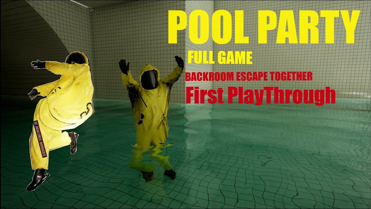 Horror Game HAS A POOL PARTY: Backrooms Escape Together [Full Game ...
