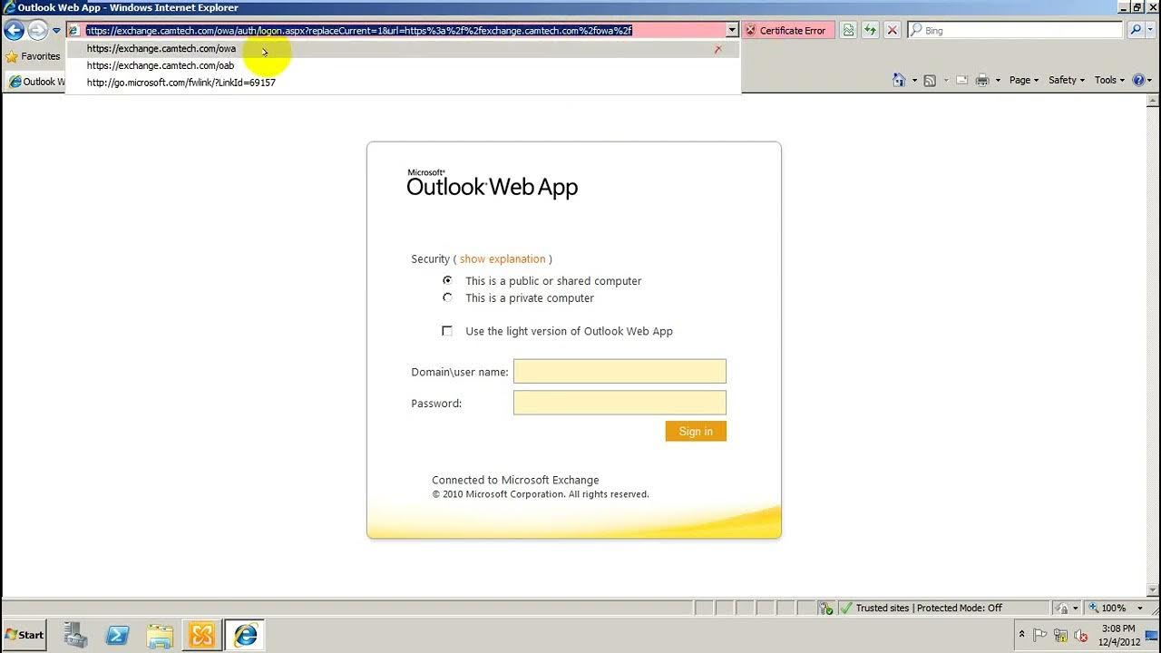 Configure Ms Outlook - YouTube