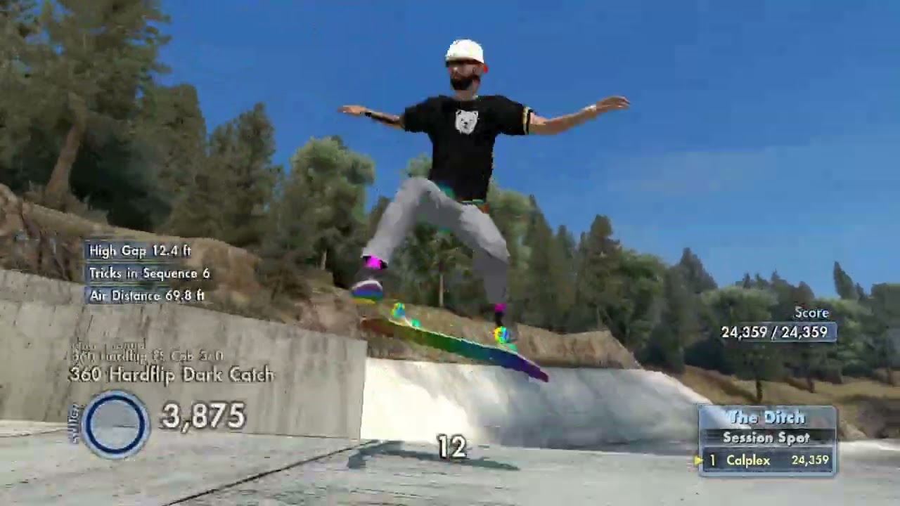 Skate 3 - The Ditch (53,599) Personal Best! - YouTube