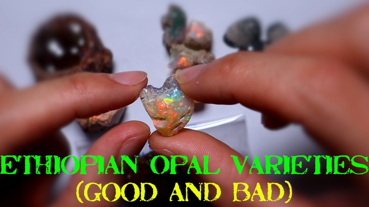 Ethiopian Opal Variety Is Wild! Black Opal, Chocolate Opal, Matrix Opal ...