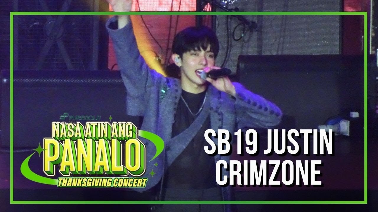 SB19 'Crimzone' Justin Focus | 071224 Puregold Thanksgiving Concert ...