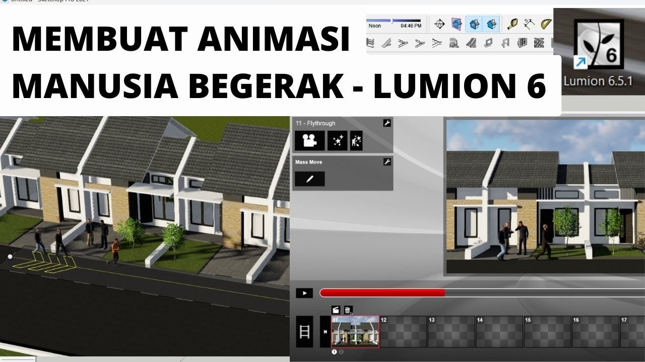 MEMBUAT ANIMASI MANUSIA BERJALAN DI LUMION 6 - BAHASA INDONESIA - YouTube