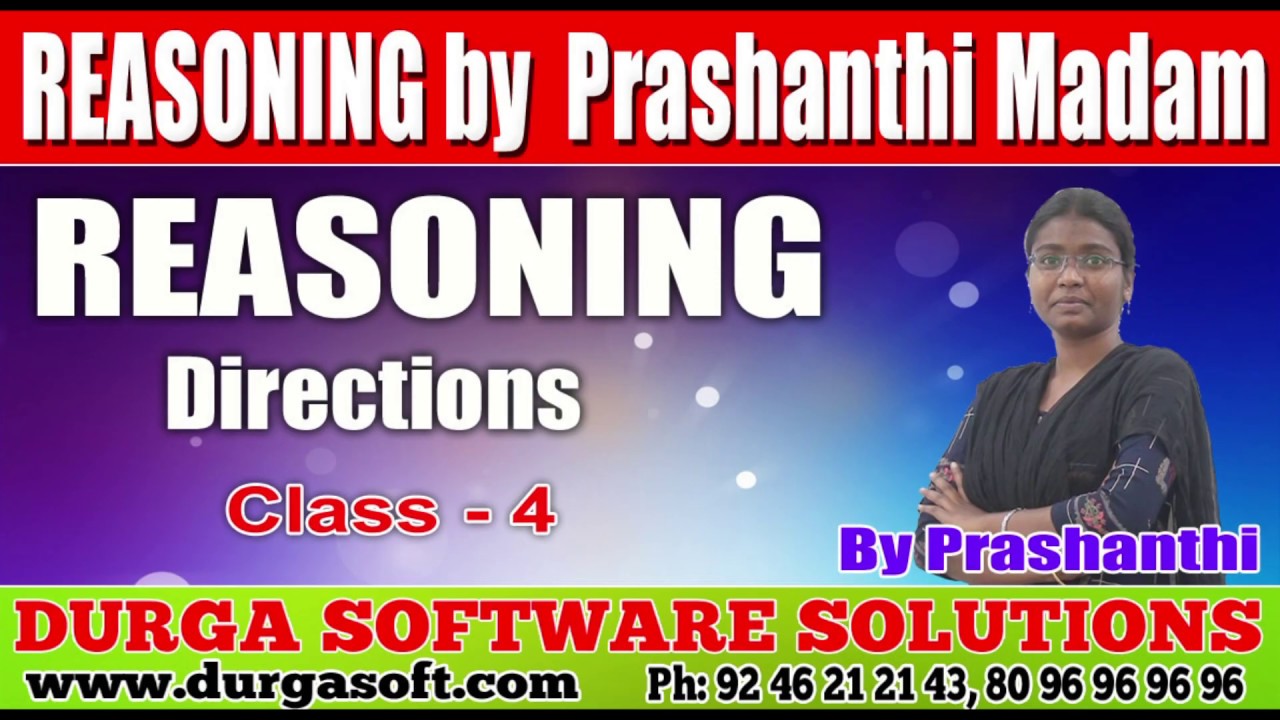 Reasoning Tutorials | Directions | Class - 4 by Prashanthi madam - YouTube