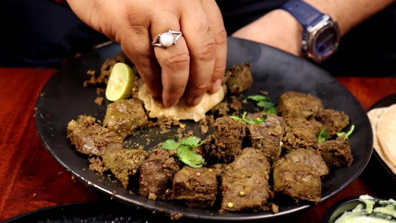 Fry Tawa Kaleji | Tawa Fried Kaleji Recipe | Tawa Fried Mutton Kaleji ...