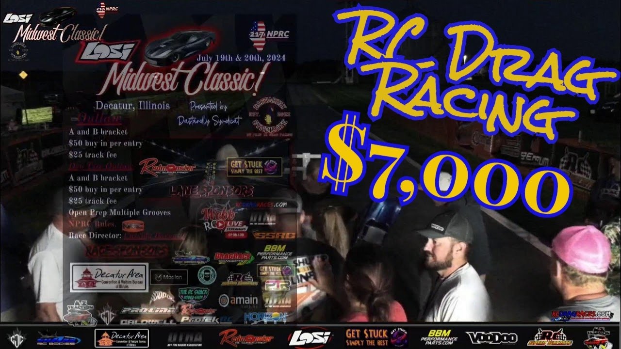 Exciting RC Drag Racing Live Stream Event - YouTube