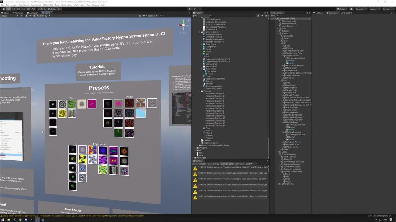 Getting Started | VRChat Screenspace Hypno Shader - YouTube
