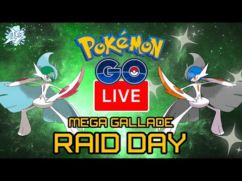 Hosting Mega Gallade Raids Live | Pokemon GO Raid Day - YouTube