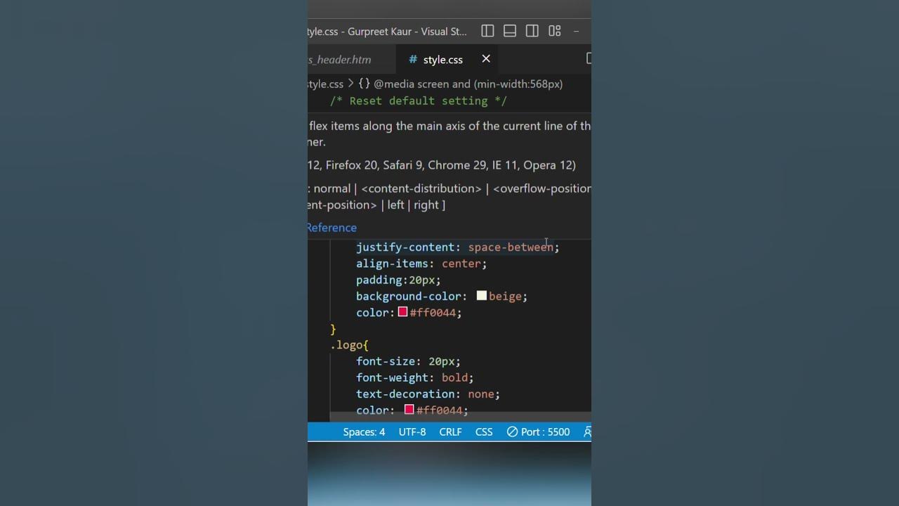 Adding burger menu #css #responsive #design #shorts #ytshorts #shortvideo - YouTube