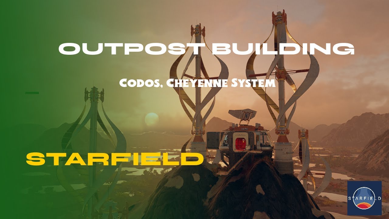 Starfield : Outpost Building - Planet Codos at Cheyenne System - YouTube