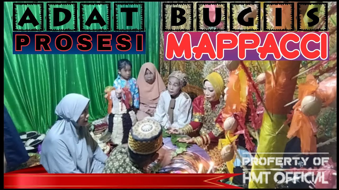 ADAT BUGIS || PROSESI MAPPACCI CALON PENGANTIN DI BAMBALOKA SULAWESI ...