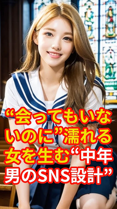 “会ってもいないのに”濡れる女を生む“中年男のSNS設計” - YouTube