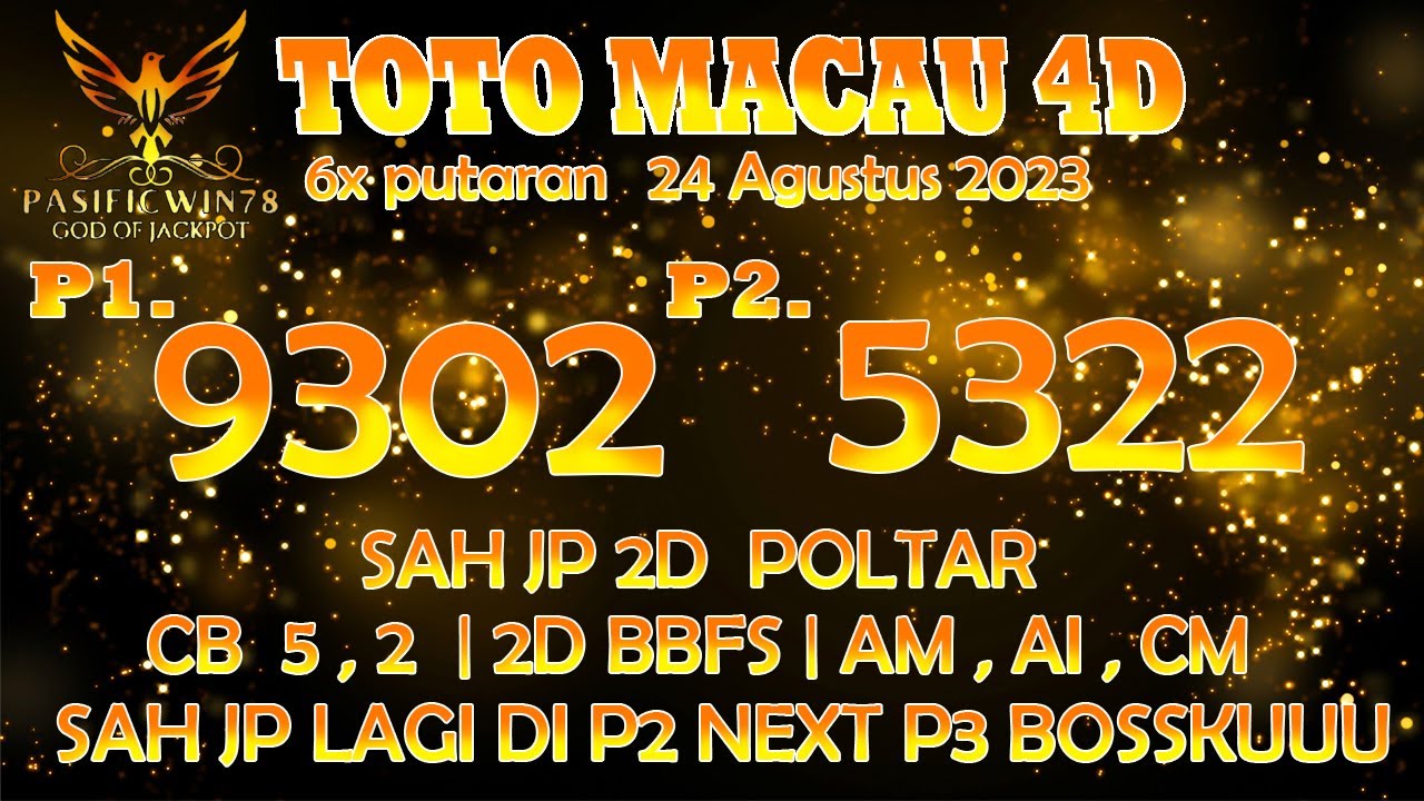 PREDIKSI MACAU HARI INI 24 AGUSTUS 2023 | PREDIKSI TOTOMACAU.COM HARI ...