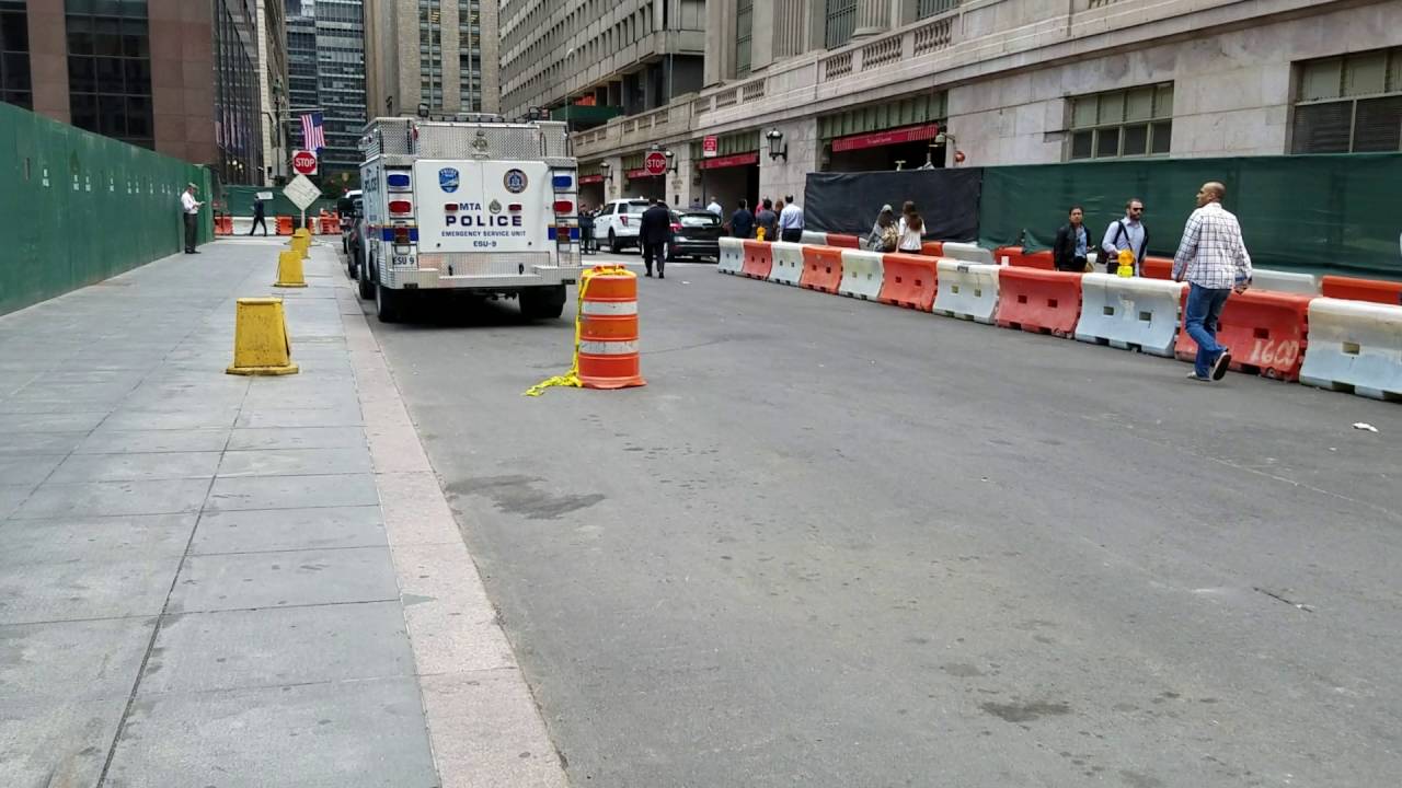 MTA Police ESU 9 Parked At Grand Central Terminal In Midtown, Manhattan ...