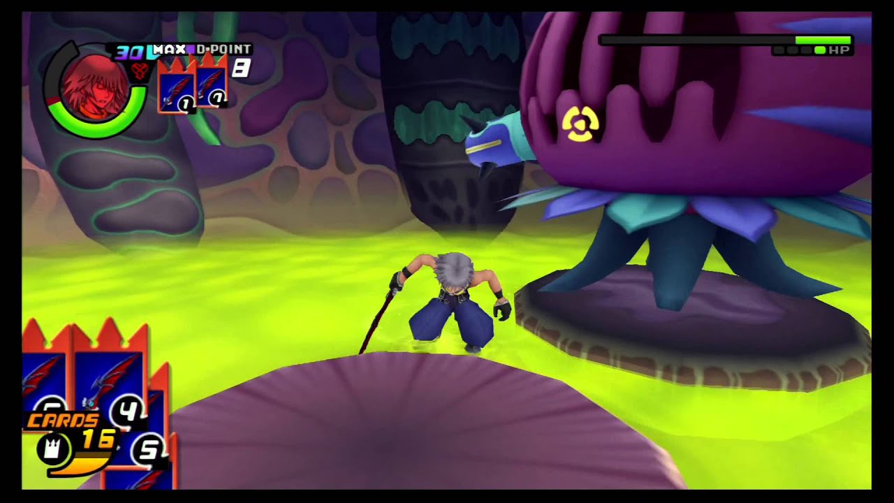 KH Chain of Memories HD Parasite Cage Boss Fight (Riku Proud Mode ...