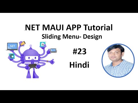 .NET MAUI Tutorial For Beginners 23 - Sliding Menu Design in Hindi ...