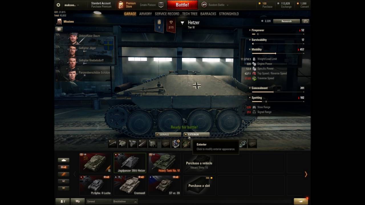 World of tanks the Jpz 38t Hetzer Cute but DEADLY ! - YouTube