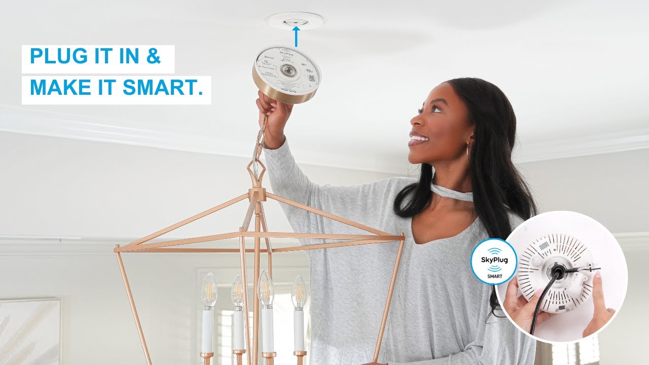 Install SkyPlug Smart In Seconds | Plug & Play Lighting - YouTube