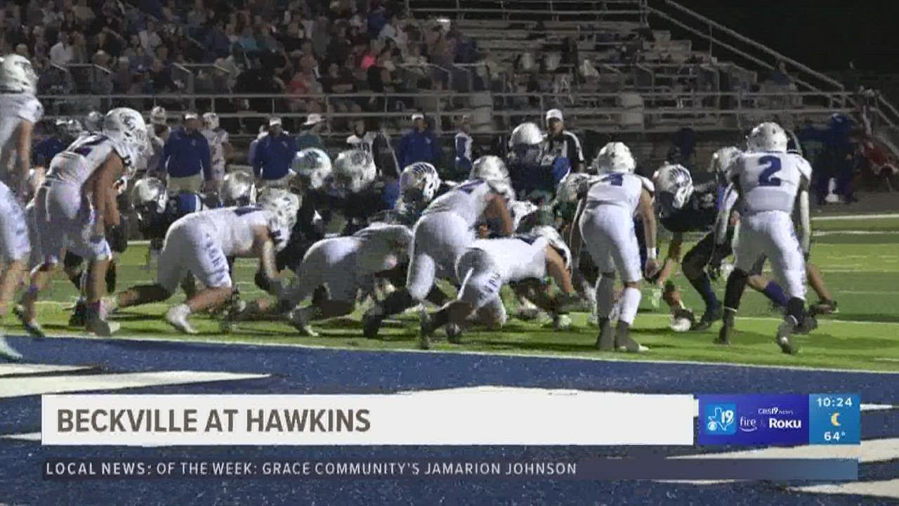 UNDER THE LIGHTS: Beckville vs. Hawkins - YouTube