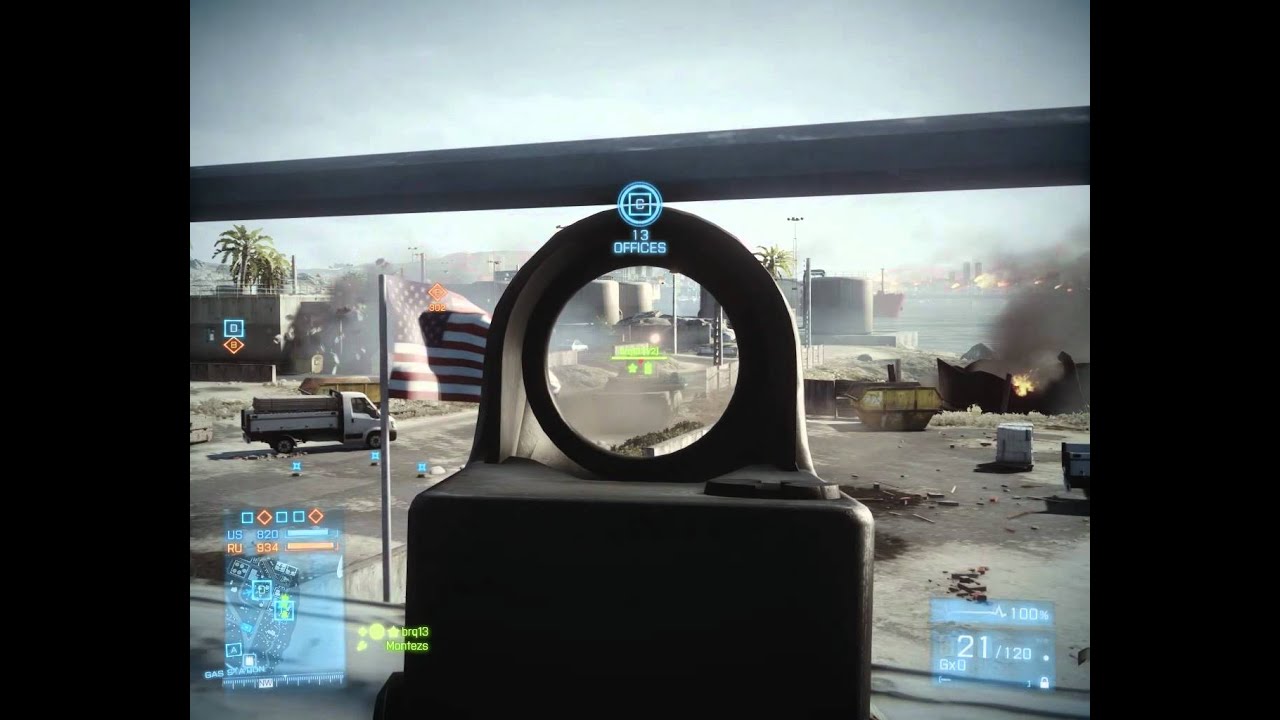 Battlefield 3 SCAR H ownage - YouTube