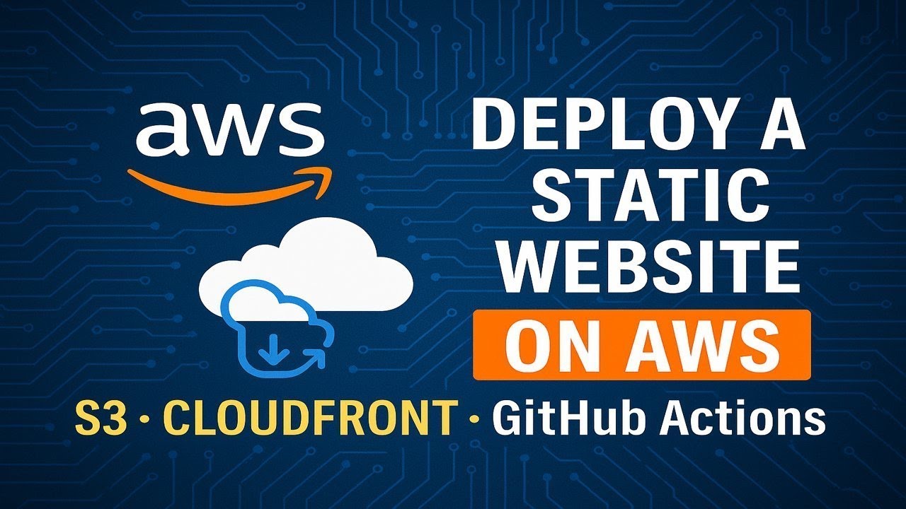 AWS S3 Static Website Hosting with AWS Cloudfront - YouTube