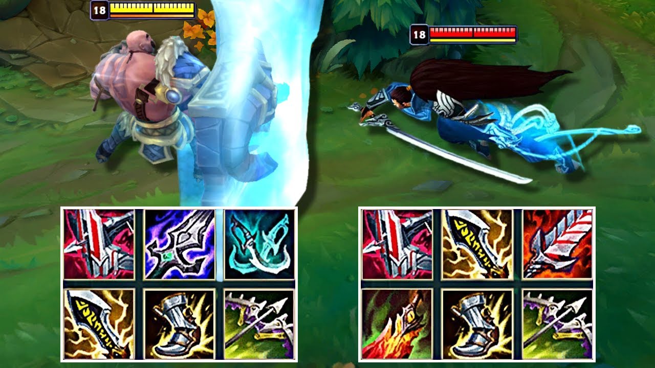Ad Braum Vs Yasuo Full Build Fights And Best Moments Youtube