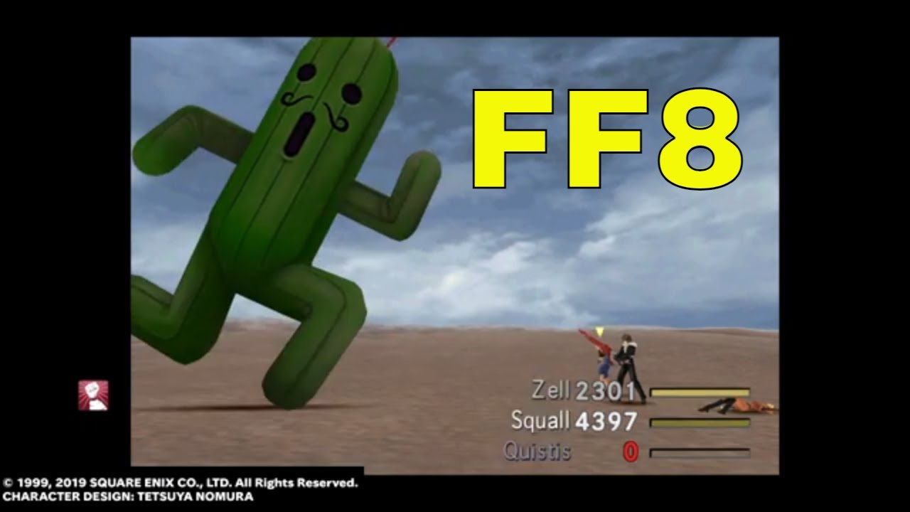 FINAL FANTASY VIII Remastered Cactuar Battle - YouTube