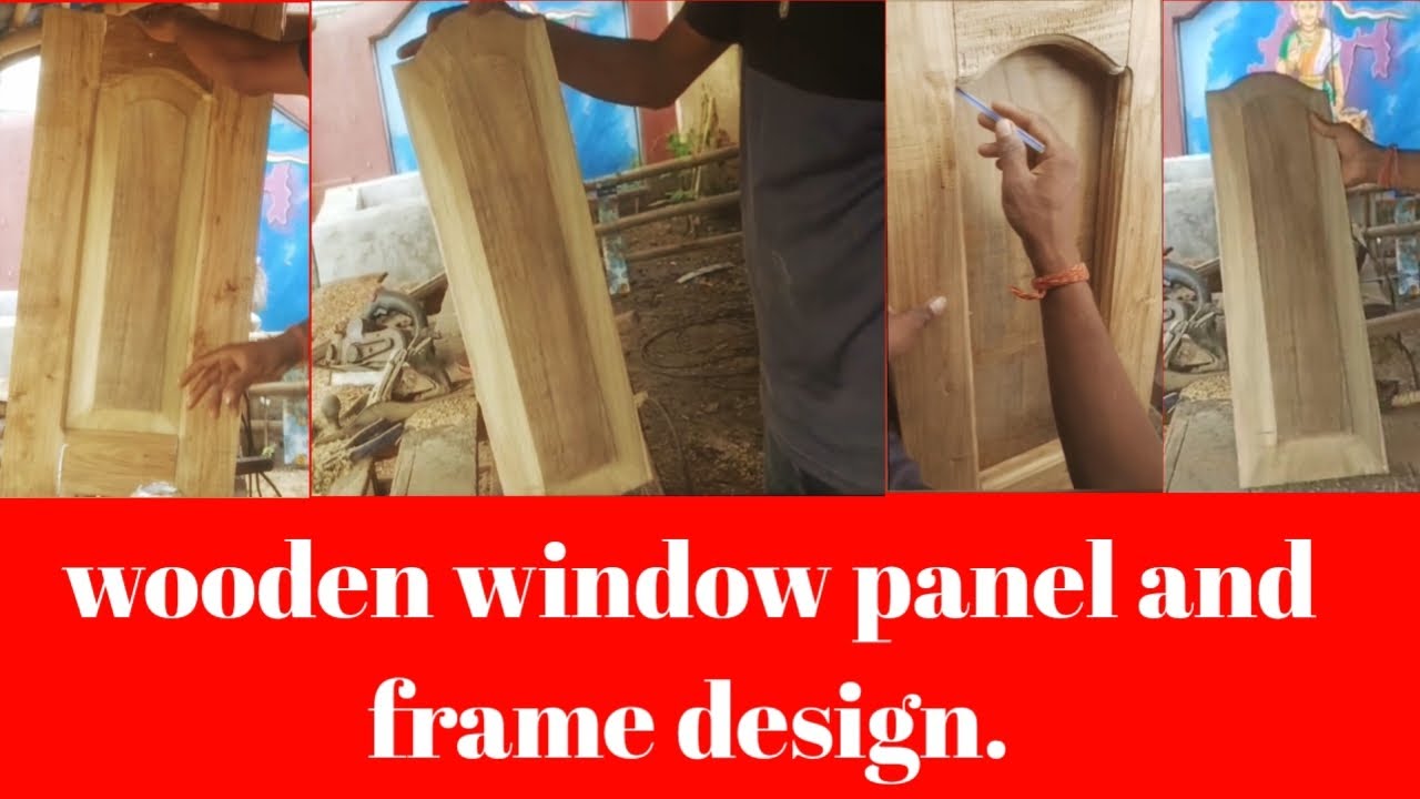 Making process || DIY wooden window panel and frame design || # ...