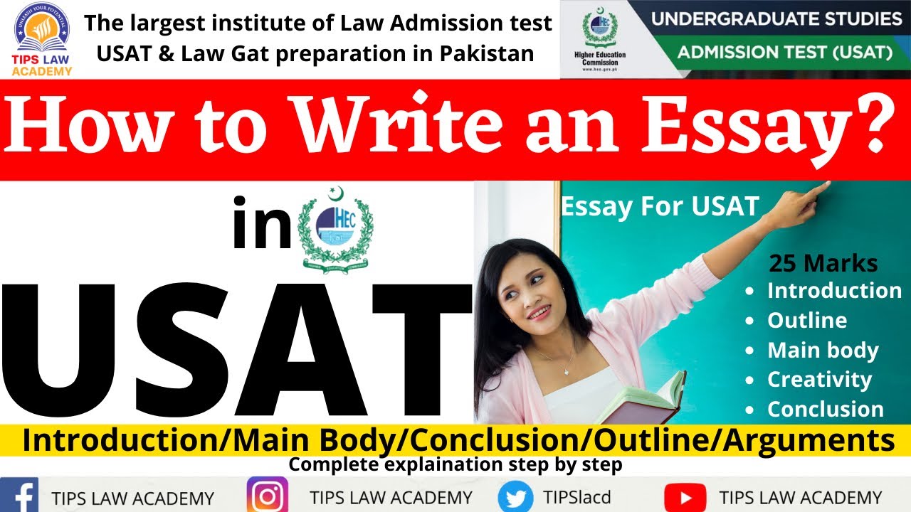 How to write an Essay in USAT?Important Essay topics for USAT Test ...