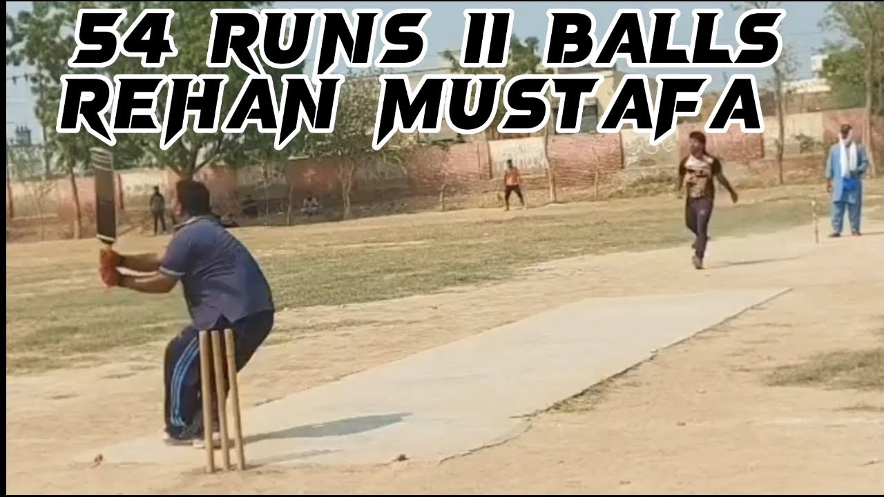 54 runs 11 balls only | by rehan mustafa | captain of Rcc 386 # ...