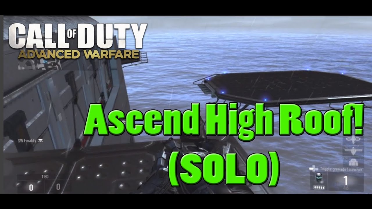 Advanced Warfare: Ascend On top Of Map | High Roof - YouTube
