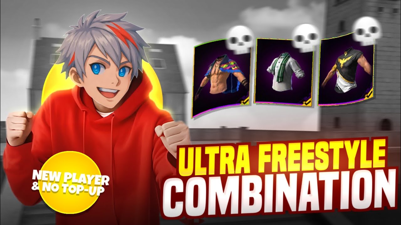 FREE STYLE DRESS COMBINATION 👾👽 || FOR NO TOP UP PLAYER #freestyle ...