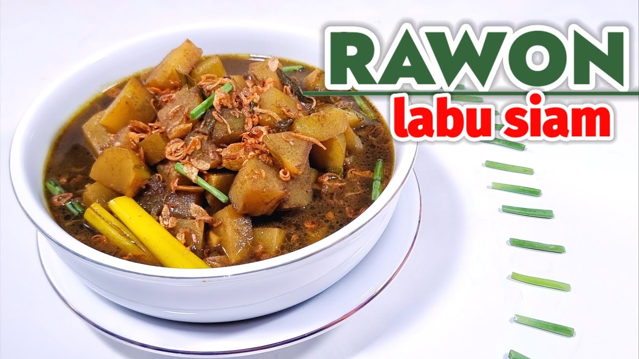 COCOK BUAT VEGETARIAN -- RESEP RAWON LABU SIAM \\ TIDAK KALAH ENAK ...