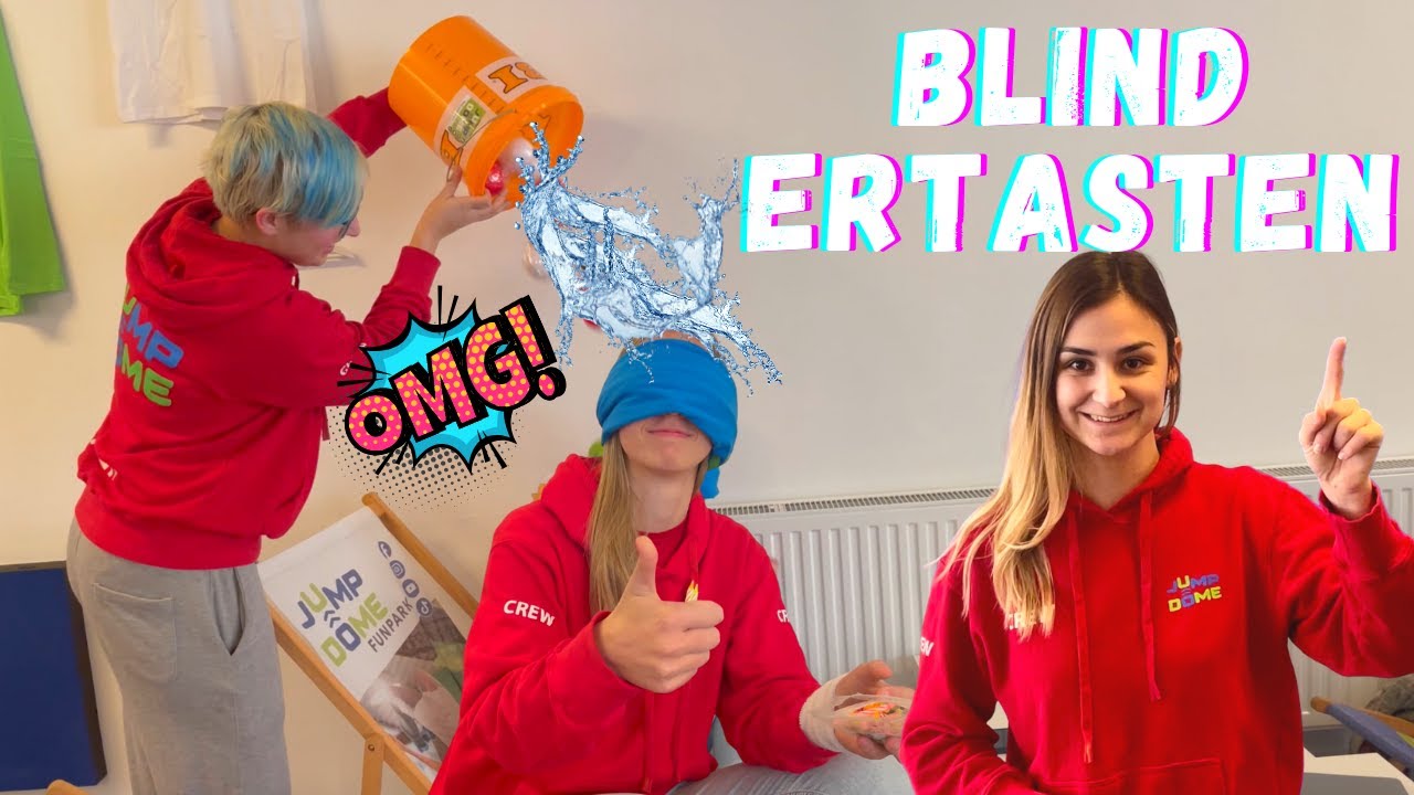 JUMP DOME Gegenstände BLIND ertasten ️🔥😜 - YouTube